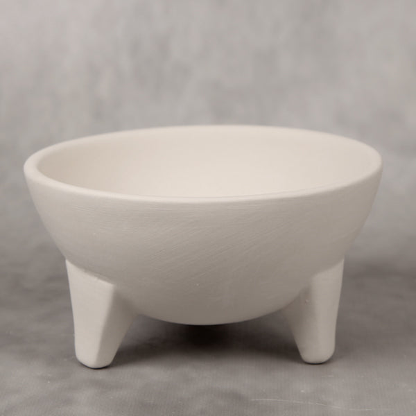 Bisque Feista Salsa 7.5cm tall and 14cm wide - Art Central Pottery
