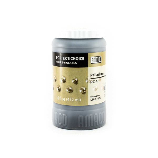 Amaco Glaze Potter's Choice PC-4 Palladium - Pint - Art Central Pottery